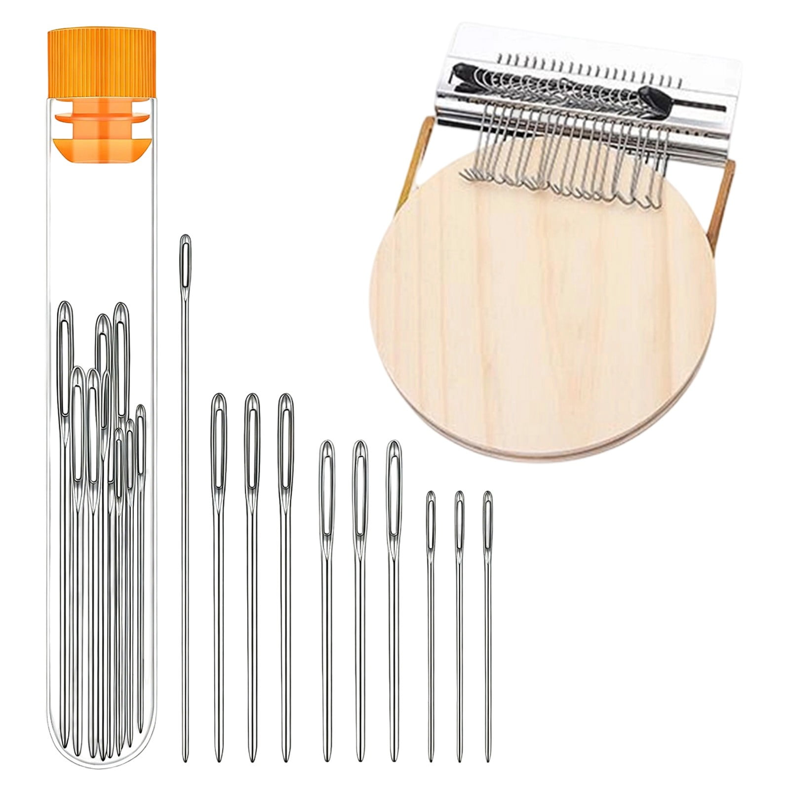 ZJNGJC Mini Portable Weaving Kit for Beginners Easy Patch Darning and ...