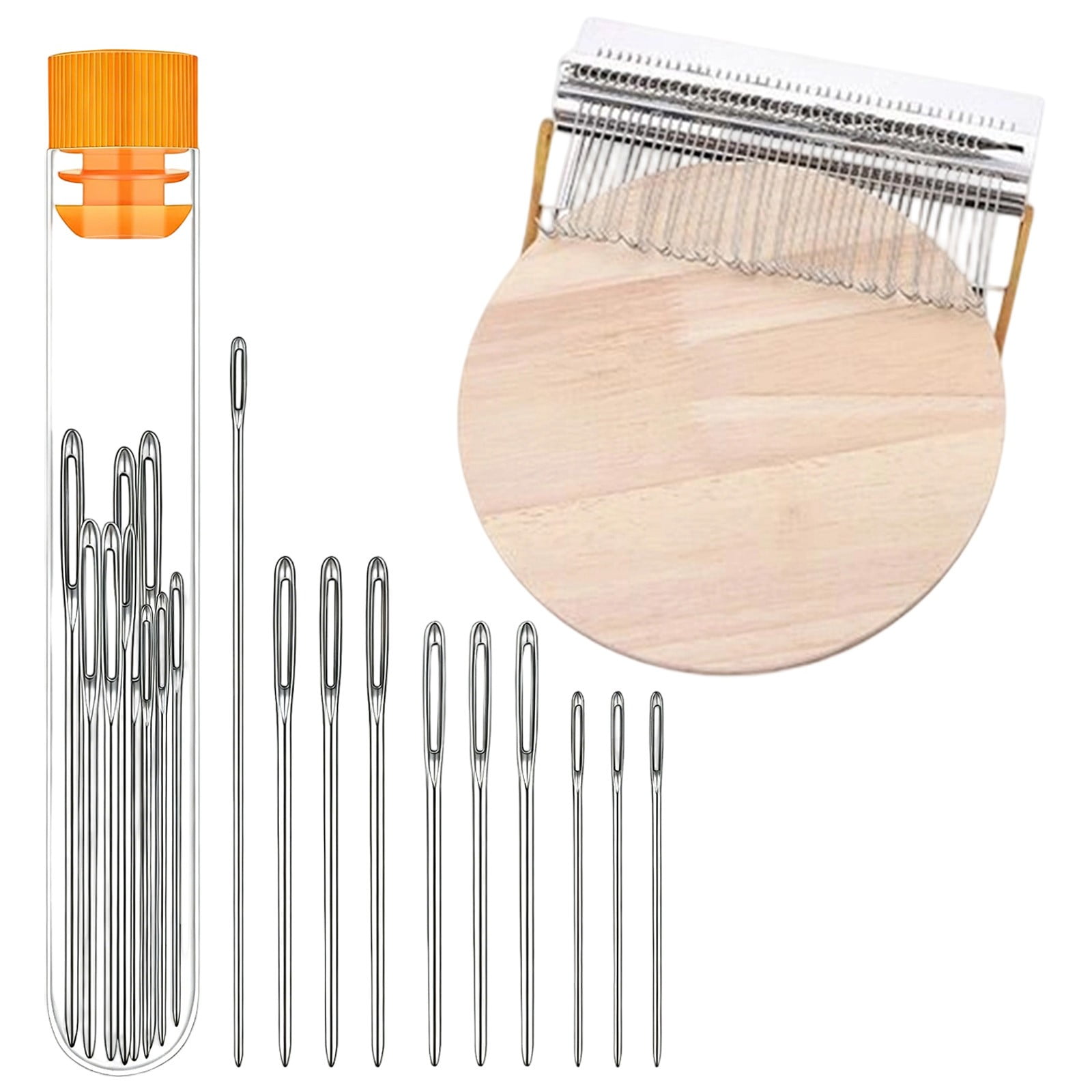 ZJNGJC Mini Portable Weaving Kit for Beginners Easy Patch Darning and ...