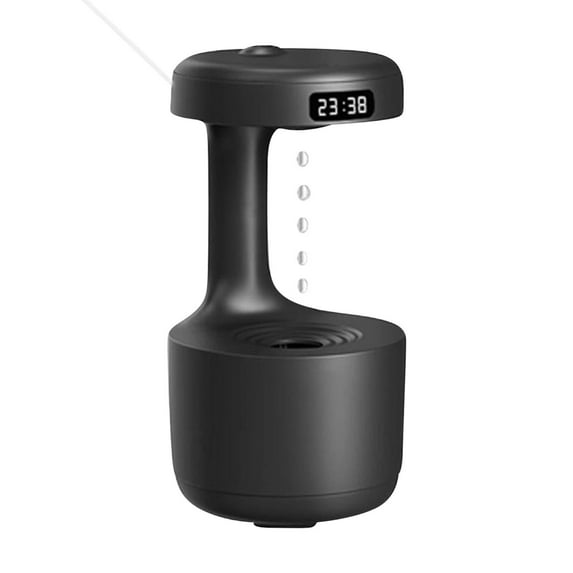 ZJNGJC Mushroom Anti Gravity Humidifier, Rain Humidifier with Clock ...