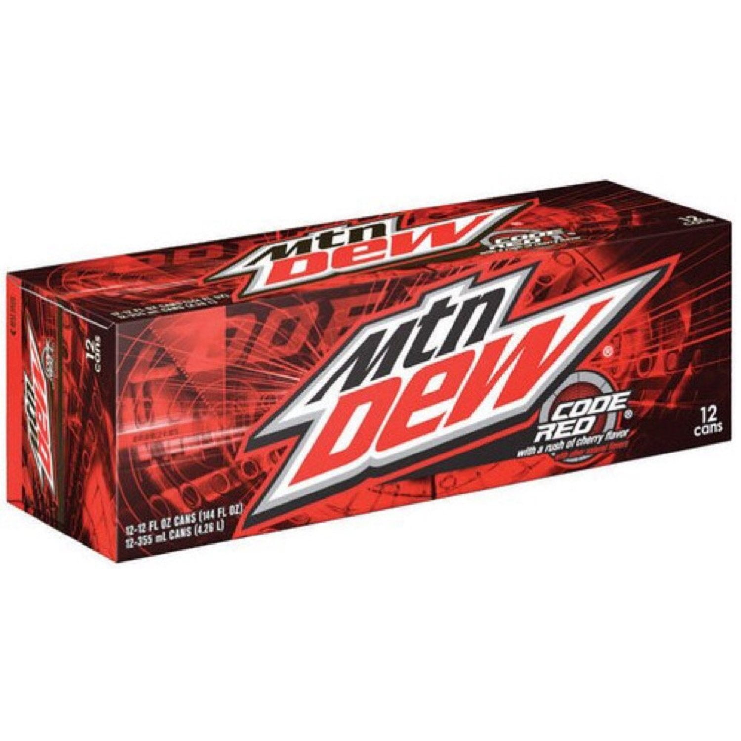 ZJQF Code Red Soda, 12 oz Can (Pack of 24) - Walmart.com