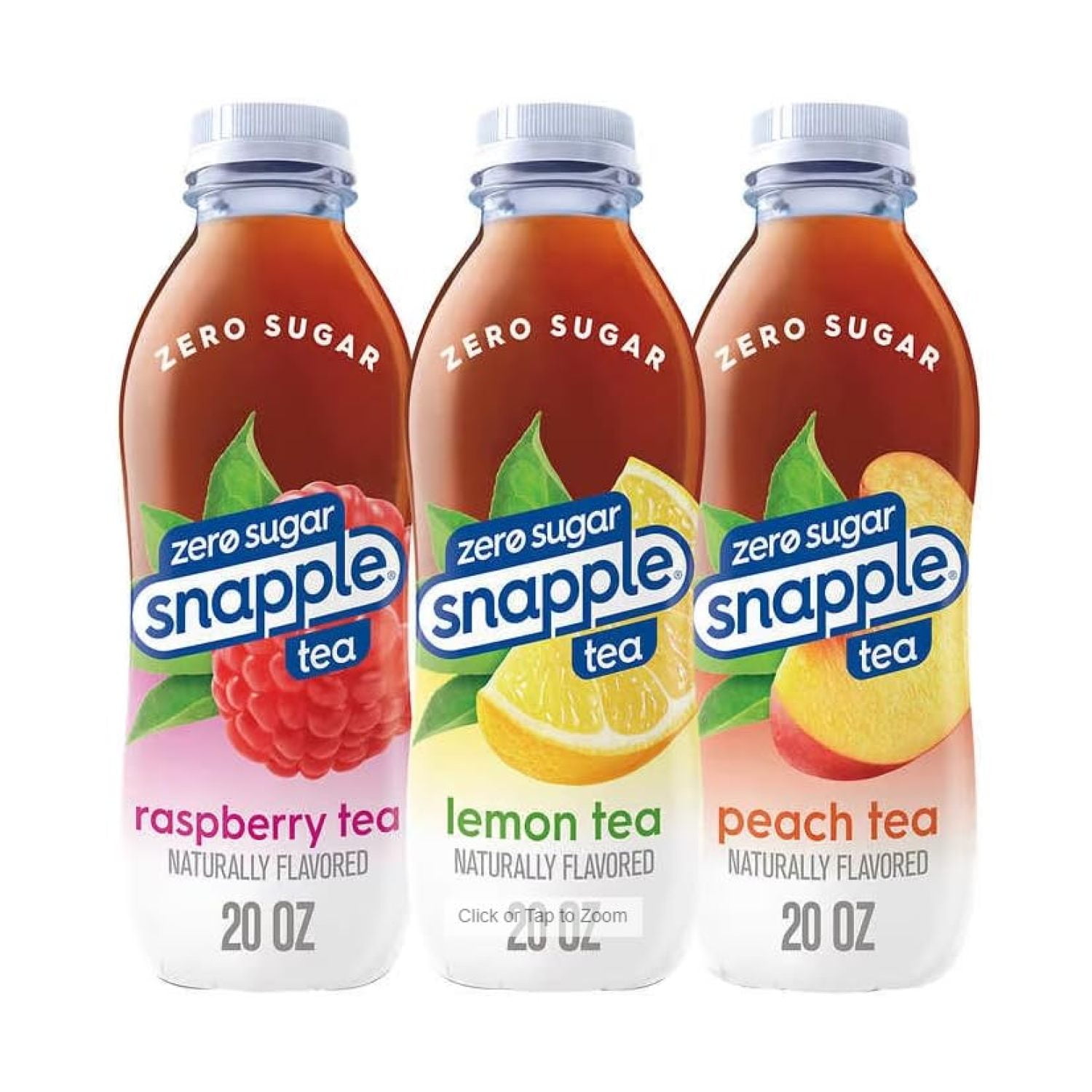 ZJQF Snapple Tea, Zero Sugar Variety Pack, 20 fl oz, 12 Count - Walmart.com