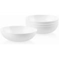 ZJQYDS 4-Pc Meal Bowls Set Service for 4, Durable and Eco-Friendly 9-1/ ...