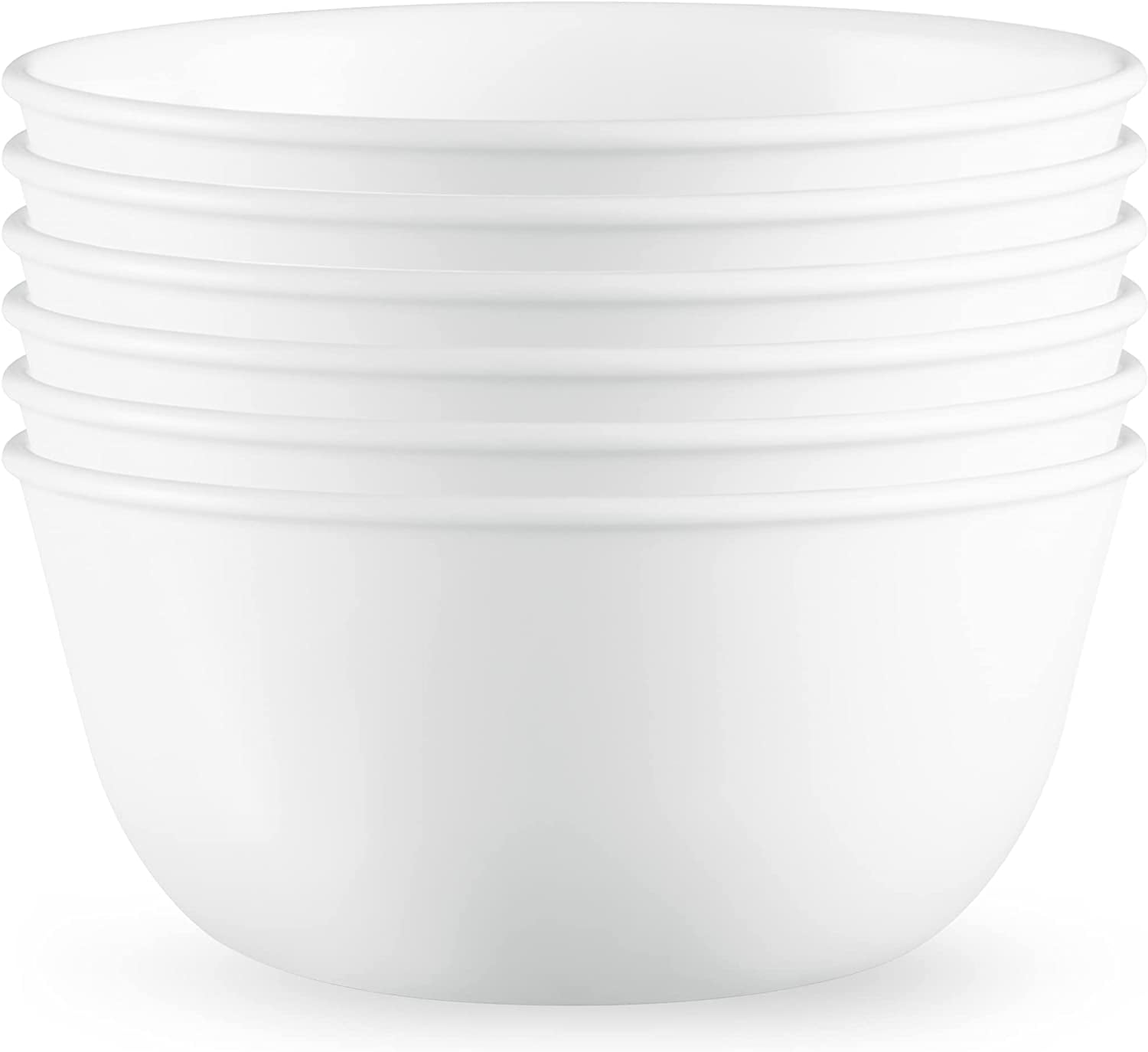 ZJQYDS Vitrelle 28-oz Soup/Cereal Bowls Set of 6 Chip & Crack Resistant ...