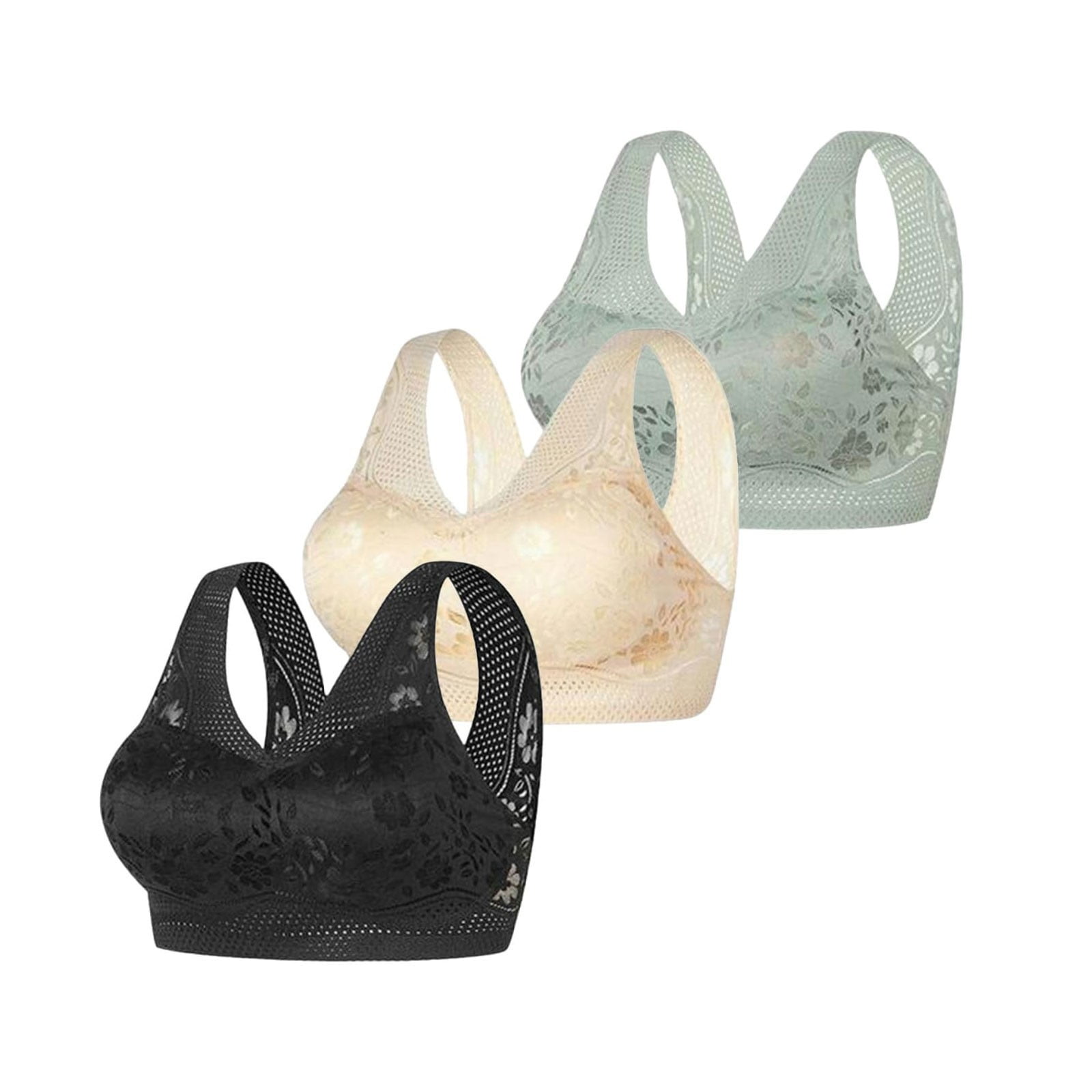 ZJXFGS Clearance Sticky Bra Push Up Bra 3 Pcs Women'S Bra Without ...