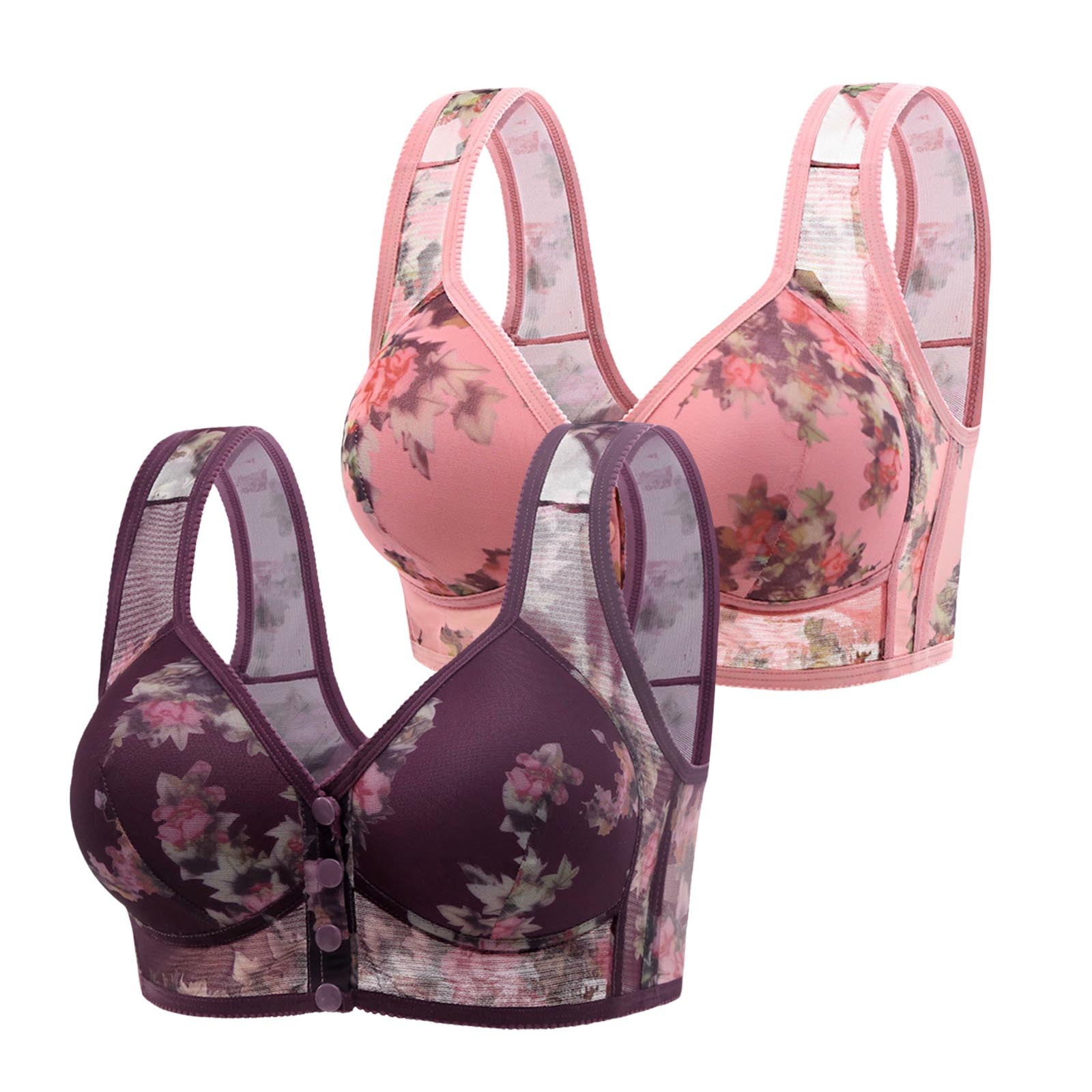 ZJXFGS Fruit Of The Loom Front Closure Bra Sagging Breasts Women'S ...