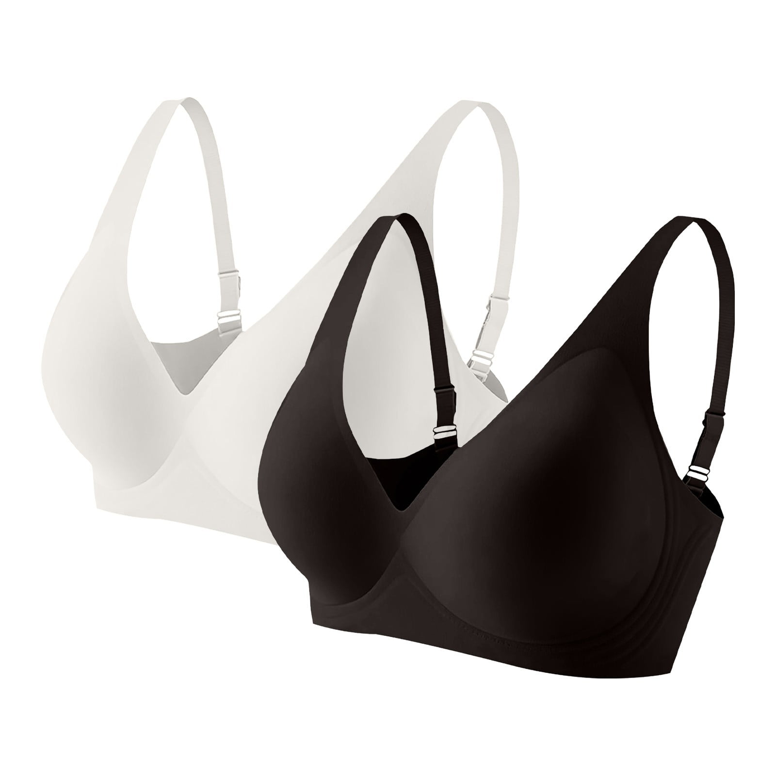 ZJXFGS Womens Bras Wireless,Bras for Sagging Breasts,Soft Wireless ...