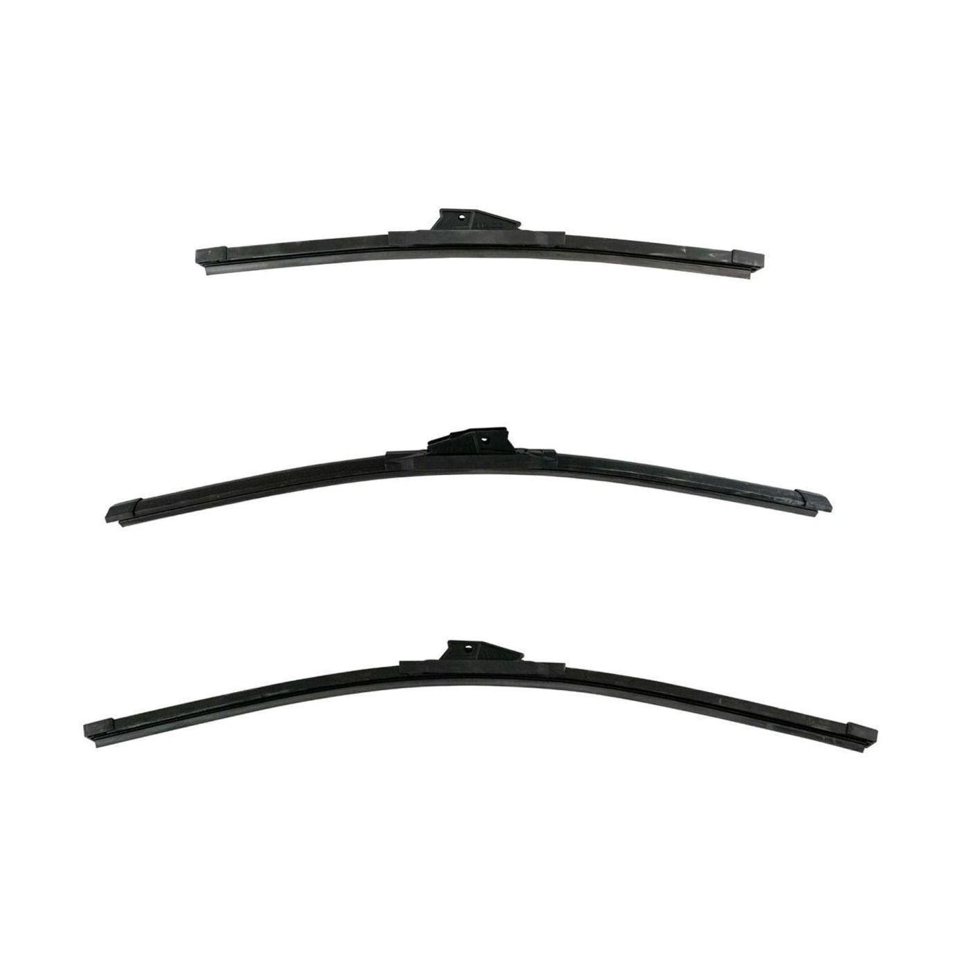 ZJYAIZD Ice & Ice Windshield Wiper Blade Front & Rear 3pc Set for Land ...