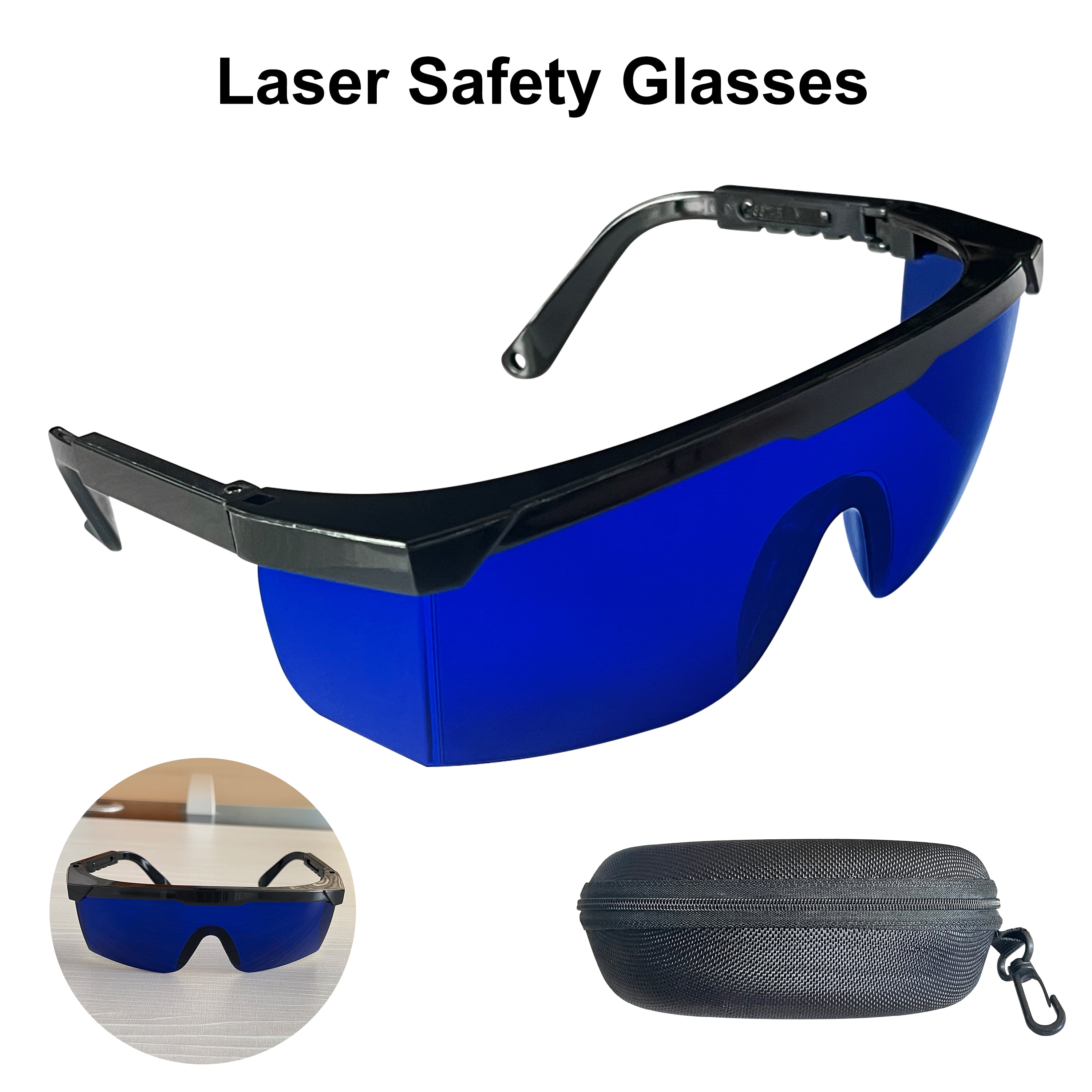 ZJZK Professional Laser Safety Goggles Eye Protection Glasses for Light and Laser Therapy ...