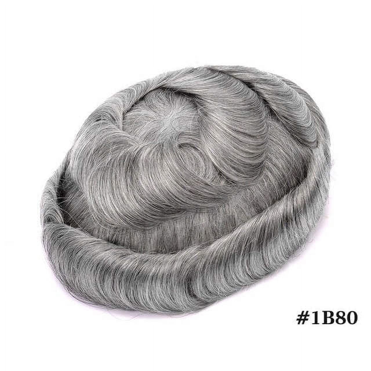 ZJZZ HZZA Versalite Toupees Remy Human Hair Wigs Men HD Lace PU System ...