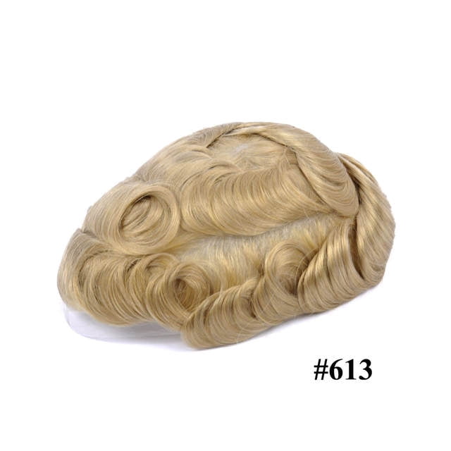 ZJZZ HZZA Versalite Toupees Remy Human Hair Wigs Men HD Lace PU System ...