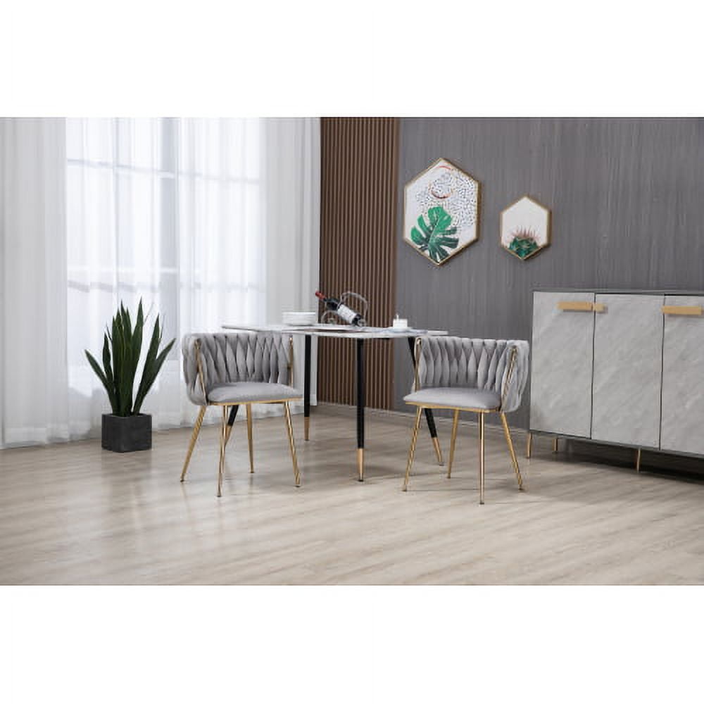 ZJbiubiuHome COOLMORE Leisure Dining Chairs Accent Chair 2PC/SET ...