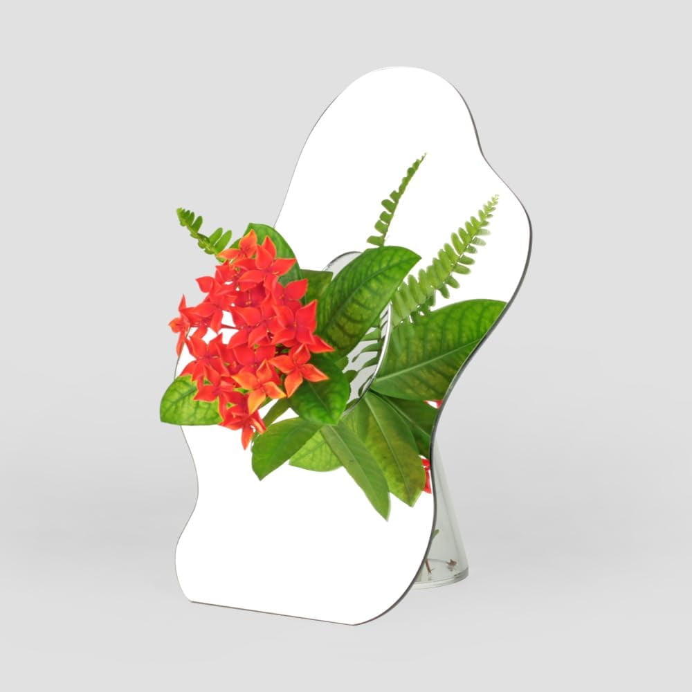 ZJbiubiuHome JKLCH Acrylic Vase for Flower Arrangement Irregular Heart ...