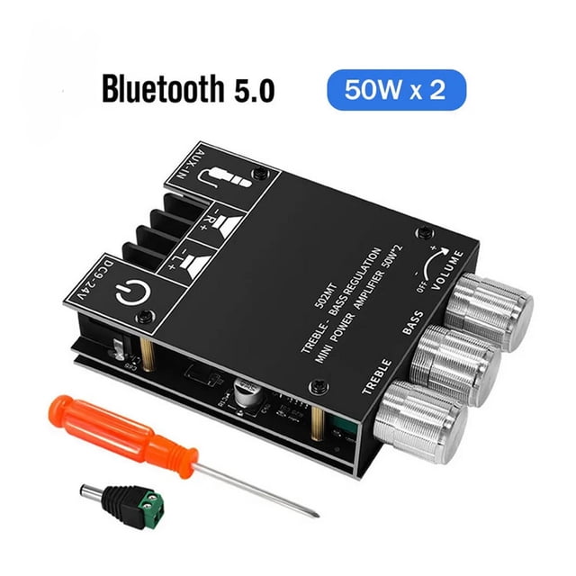 ZK-502MT Channel Subwoofer Amplifier Board 2.0 Power Audio Stereo ...