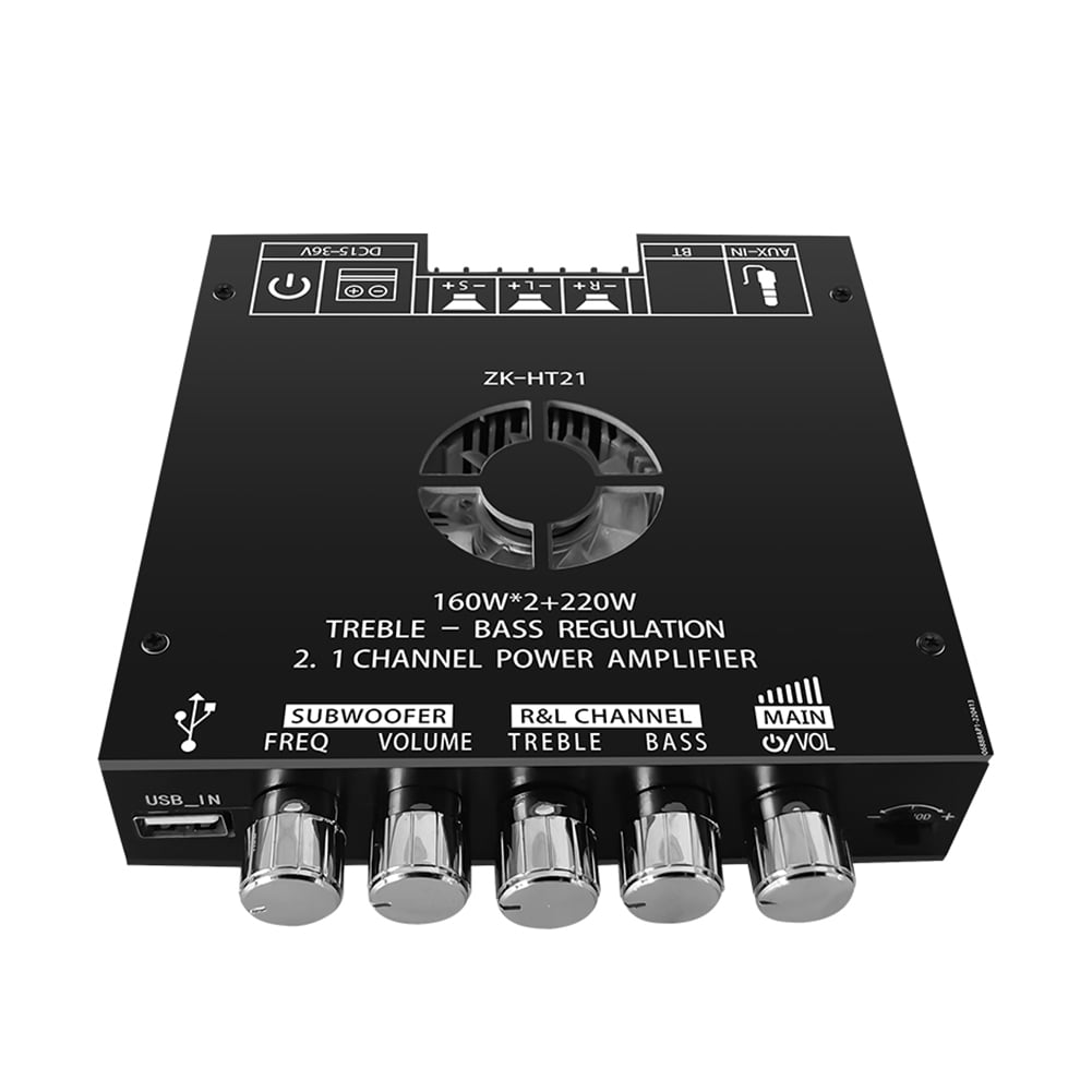 ZK-HT21 Digital Amplifier Module 160Wx2+220W HiFi Subwoofer DC15-36V ...