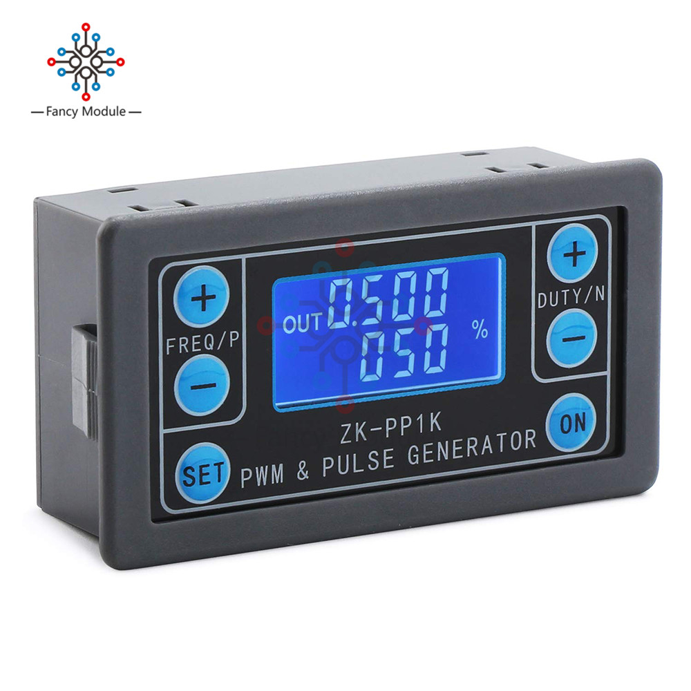 ZK-PP1K Dual Mode LCD PWM Signal Generator 1-Channel 1Hz-150KHz PWM ...