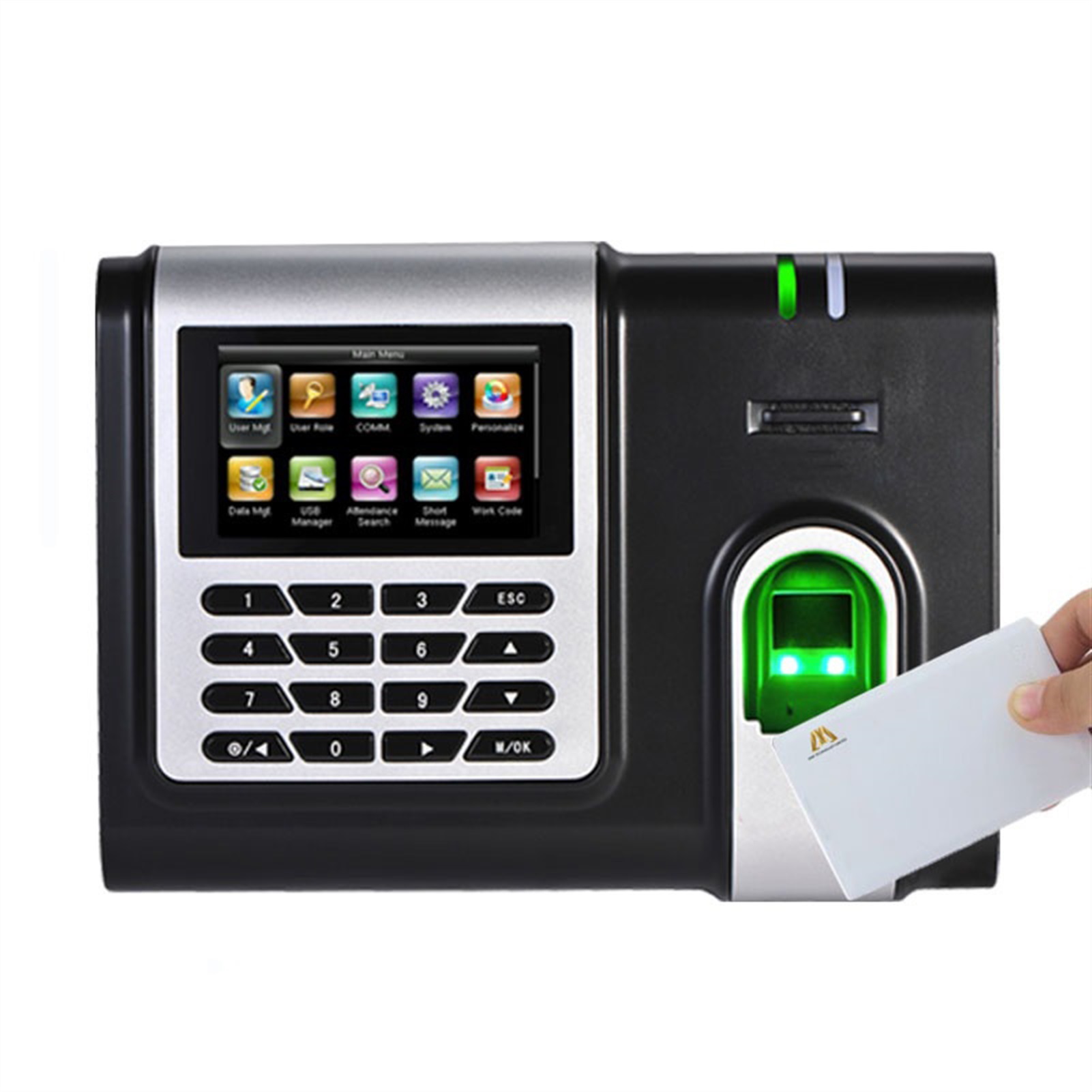 ZK X628-C /IP Biometric Fingerprint Time Clock Office Attendance System ...
