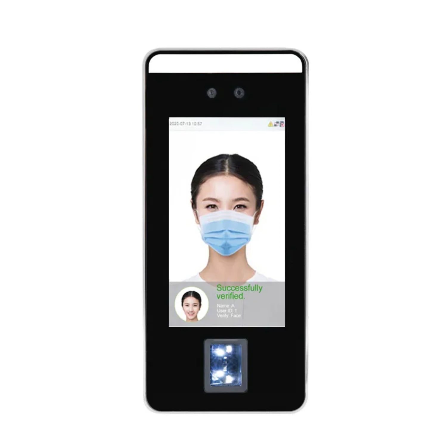 ZK XFace600 Multispec Dynamic Face Facial Recognition 5" Screen ...