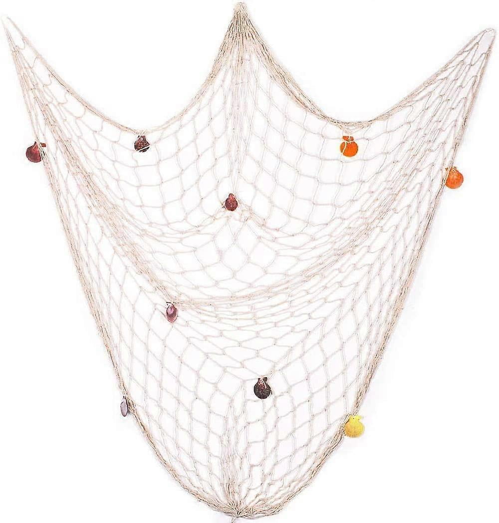 ZK-fishnet decoration, marine decoration, mediterranean style fishnet ...