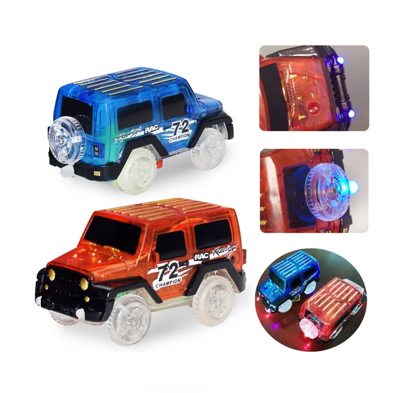 ZK30 Magical Flexible Track Car Toys Racing Bend Rail With Flashing ...