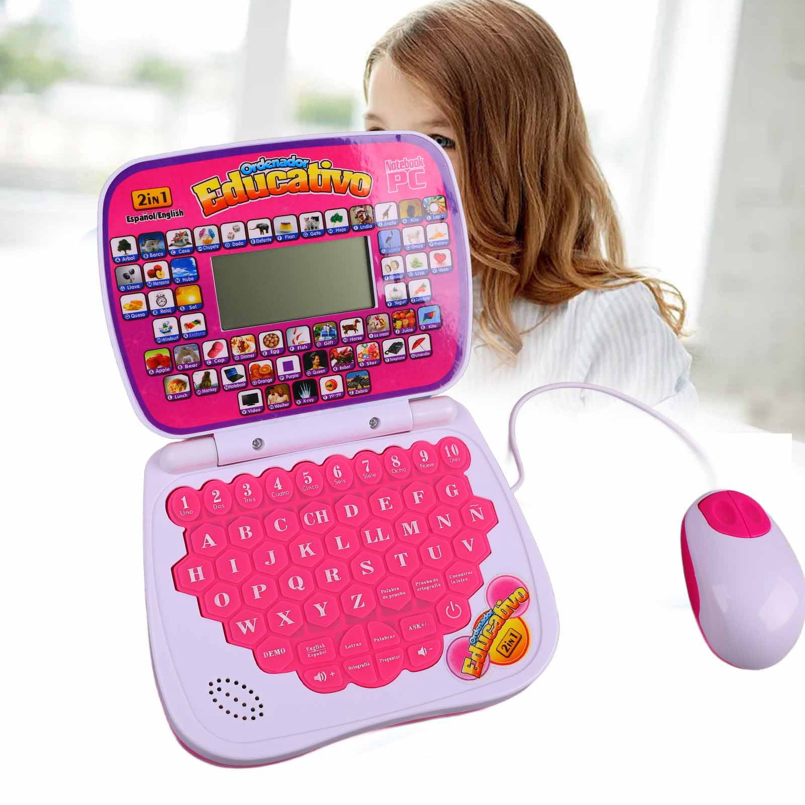 ZK40 Kids Learning Machine English Spanish Music Function Interactive ...