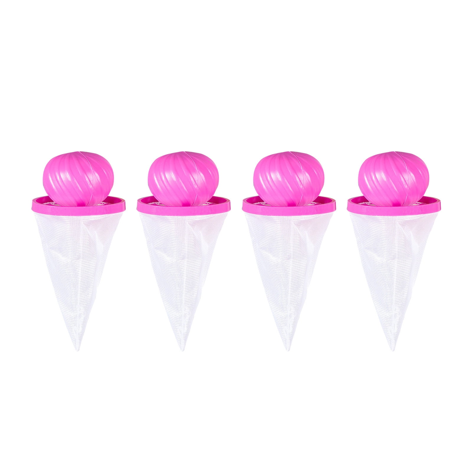 YgkuHd 4 Pcs Washing Machine Hair Catcher Floating Lint Mesh Bag ...