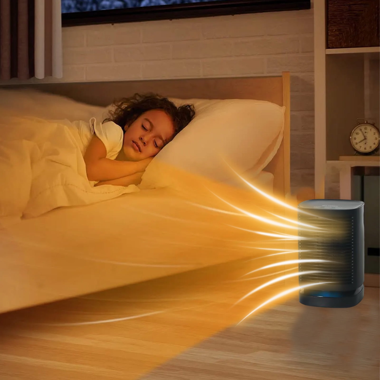 YgkuHd Electric Fan Heater, Portable Fan Heater With Overheating ...
