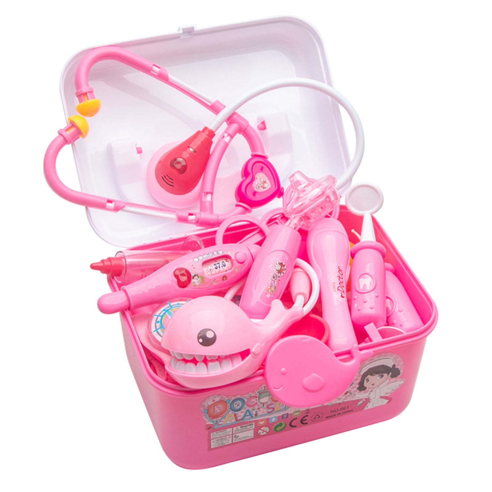 Girls Toys Age 6-8 Doctors Kit for Toddlers 3-5 Kids 43pcs Dentist Play ...