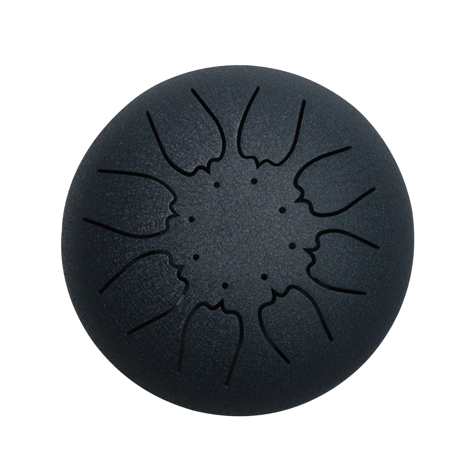 Infant Toys 6-inch Drum Drum Steel Tongue Empty Color Drum Black ...
