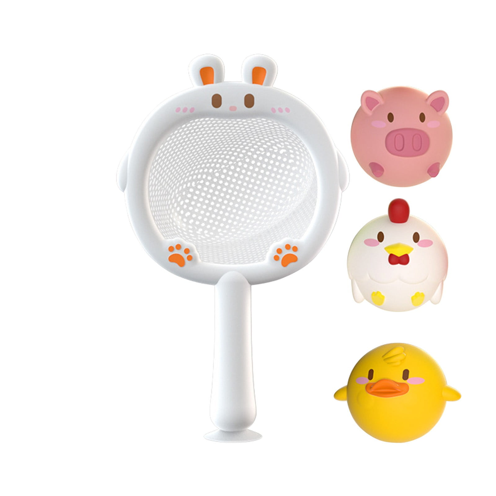 Kids Toys Bunny Net Bath Toy Set For Kids Water-Activated Light Up ...