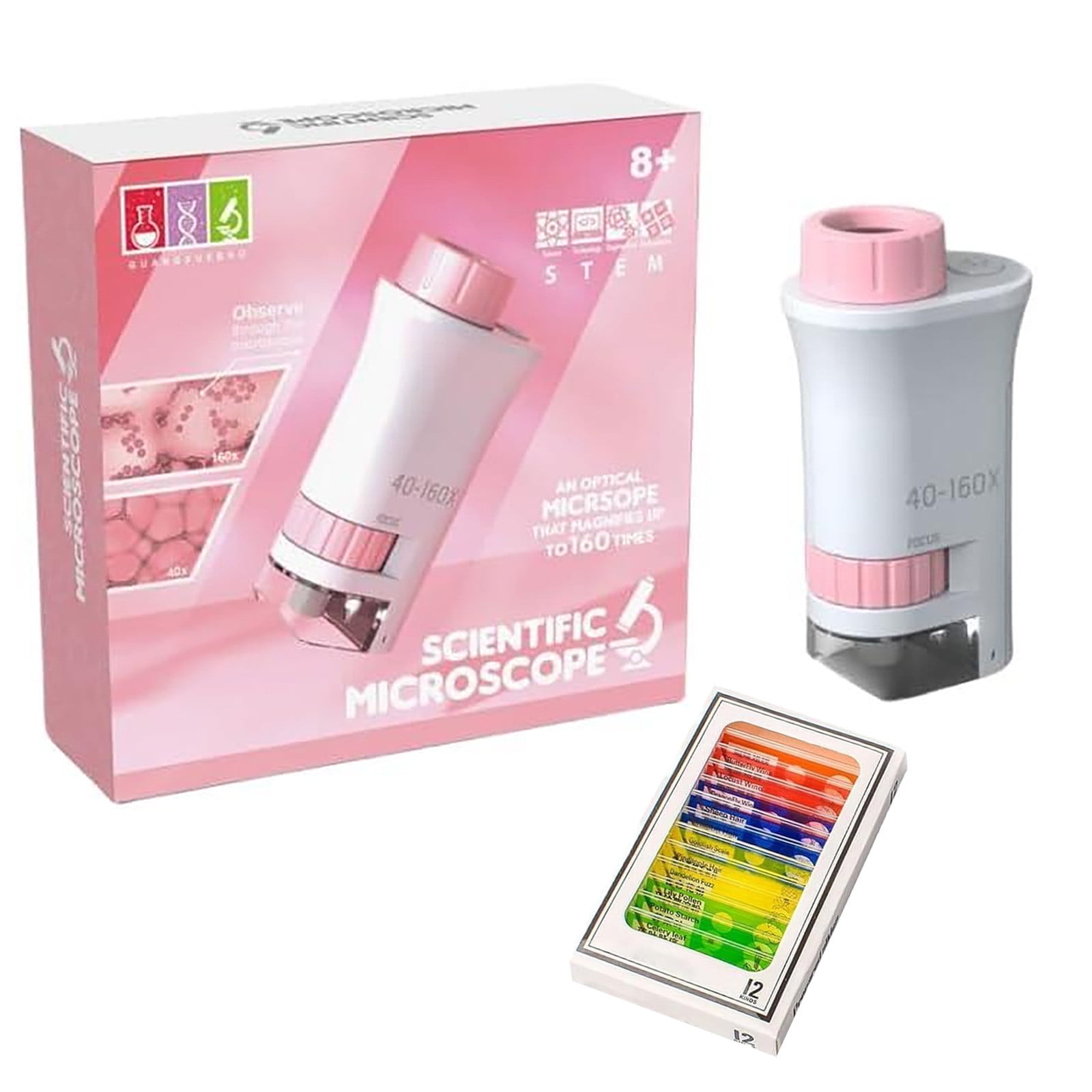 ZKCCNUK Kids Toys Miniscope Kids Mini Labsters Portable Microscope for ...