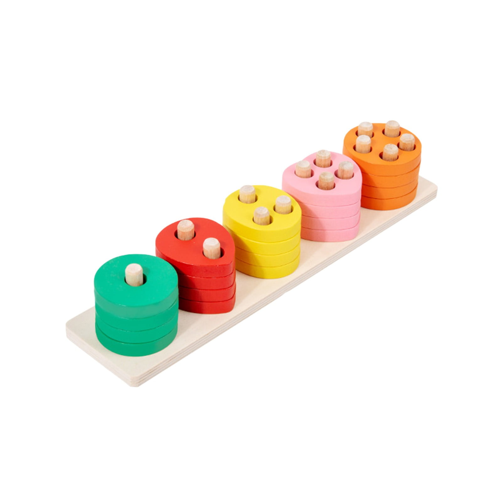 Toddler Toys Fruit and Vegetable Set Pillar Fruit and Vegetable Shape ...