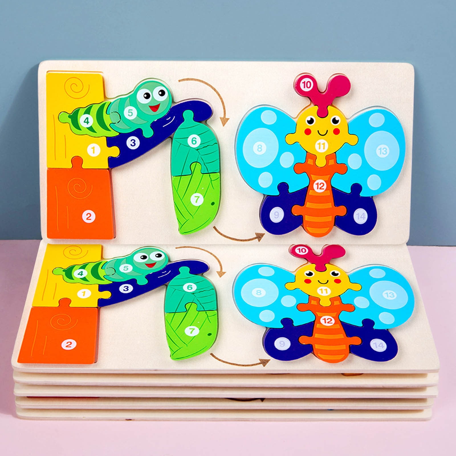Toddler Toys Wooden Puzzles for Kids Gifts Toddler Puzzles Toys for ...