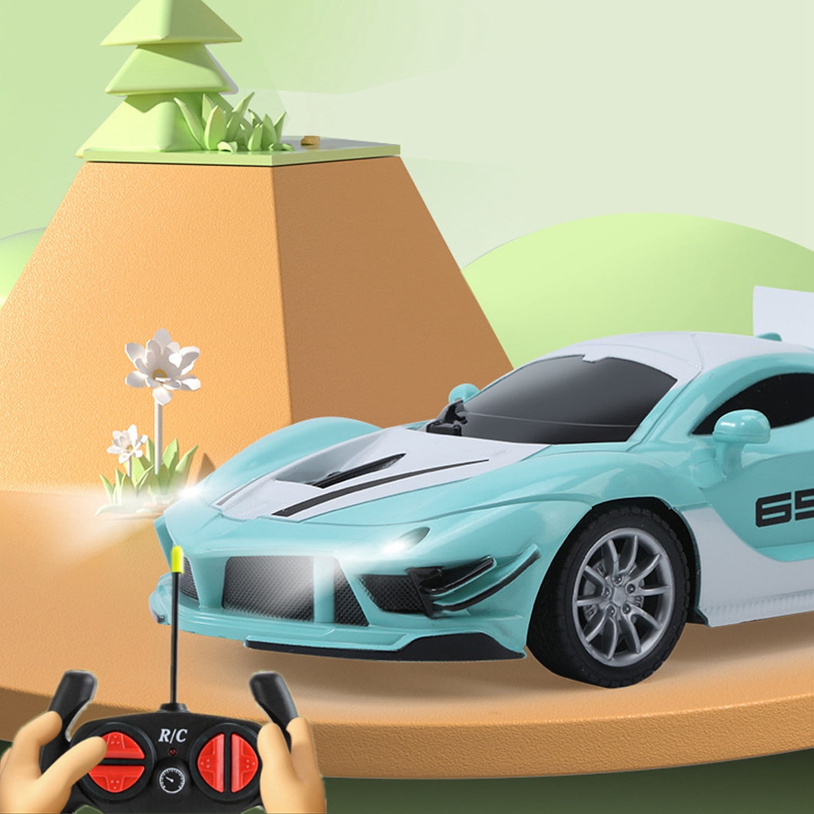 Toys for Ages 2-4 Four-channel Remote Control Car Wireless Remote ...