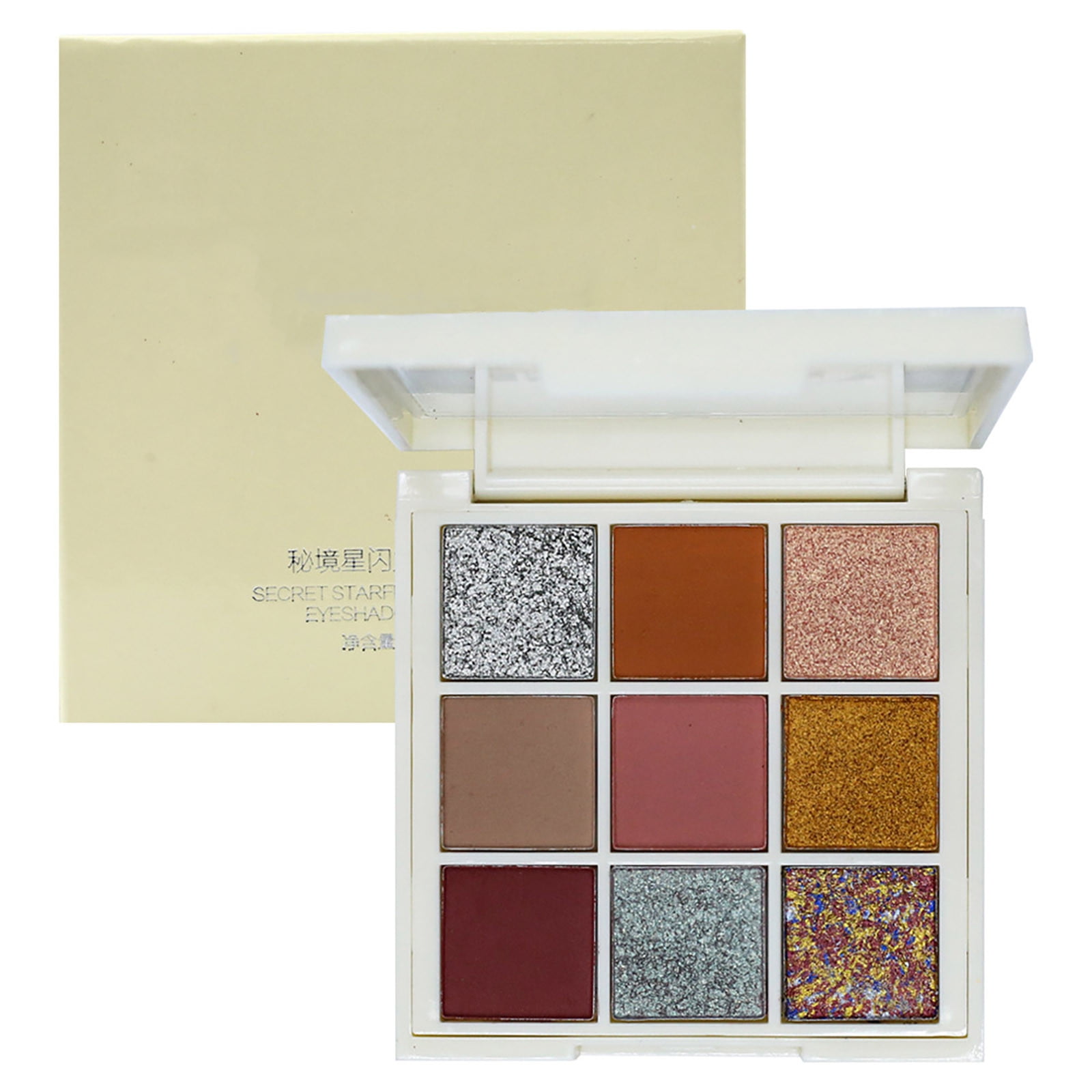 ZKDDJFSNK Eye Brightener Drops Eyeshadow Makeup Stage Makeup Nine Plaid ...