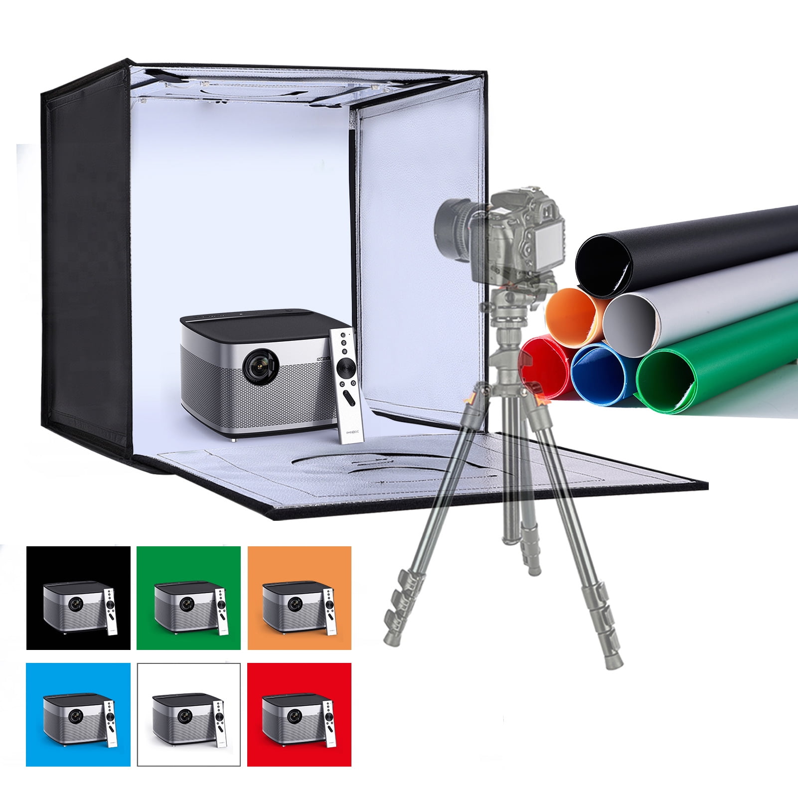 ZKEEZM Portable Studio Light Box 24"x24" for Picture Taking, Easy Setup ...