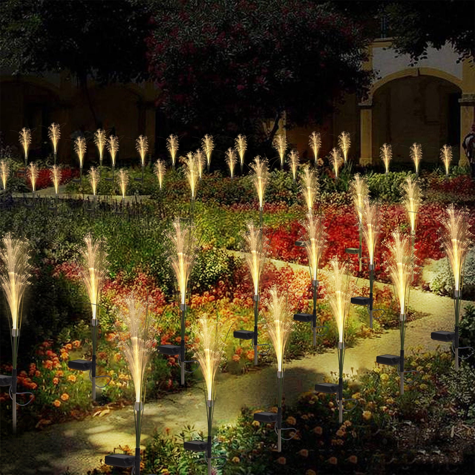 ZKEEZM Solar Garden Outdoor Lights Solar Lights Outdoor Garden Décor ...