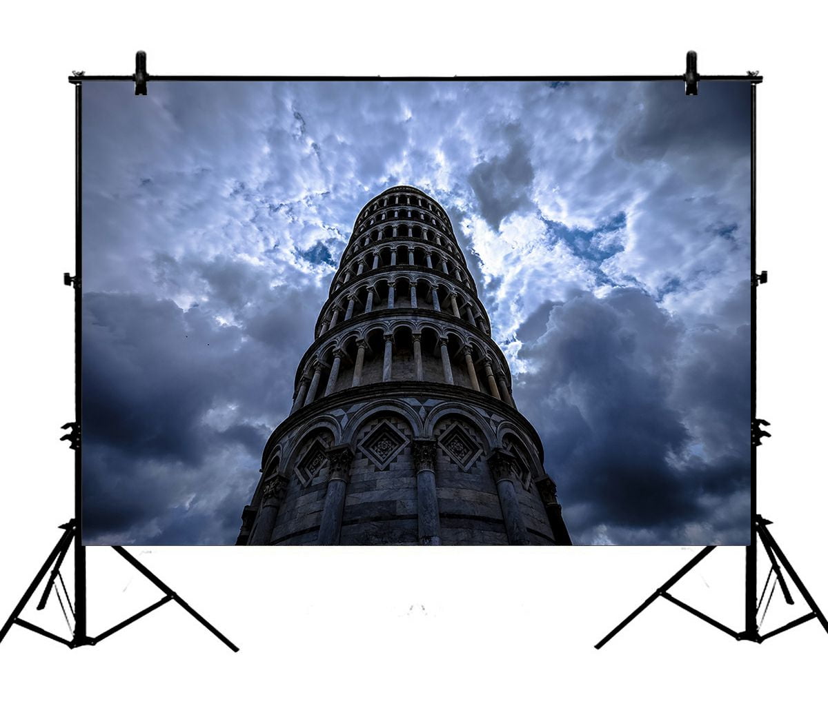 ZKGK 7x5ft Leaning Tower of Pisa Polyester Photography Backdrop For ...