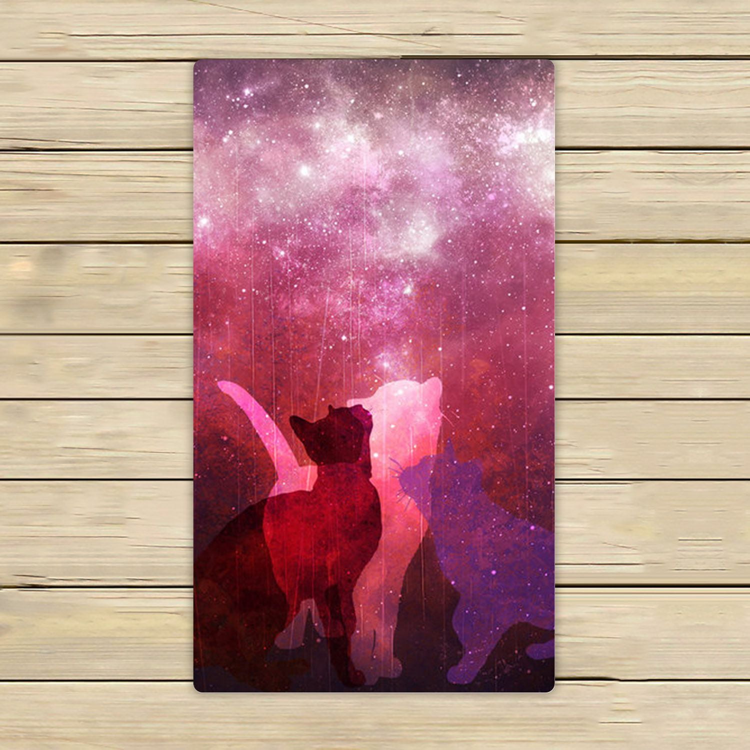 ZKGK Animals Kitten Cat Hand Towel Bath Towels Beach Towel For Home ...