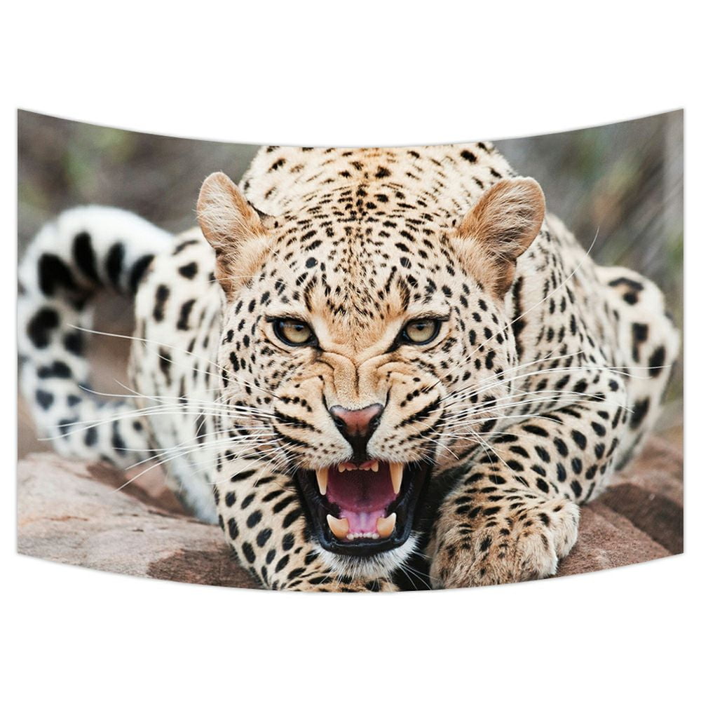ZKGK Animals Leopard Tapestry Wall Hanging Wall Decor Art for Living ...