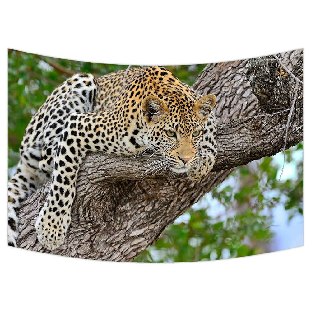 ZKGK Animals Leopard Tapestry Wall Hanging Wall Decor Art for Living ...