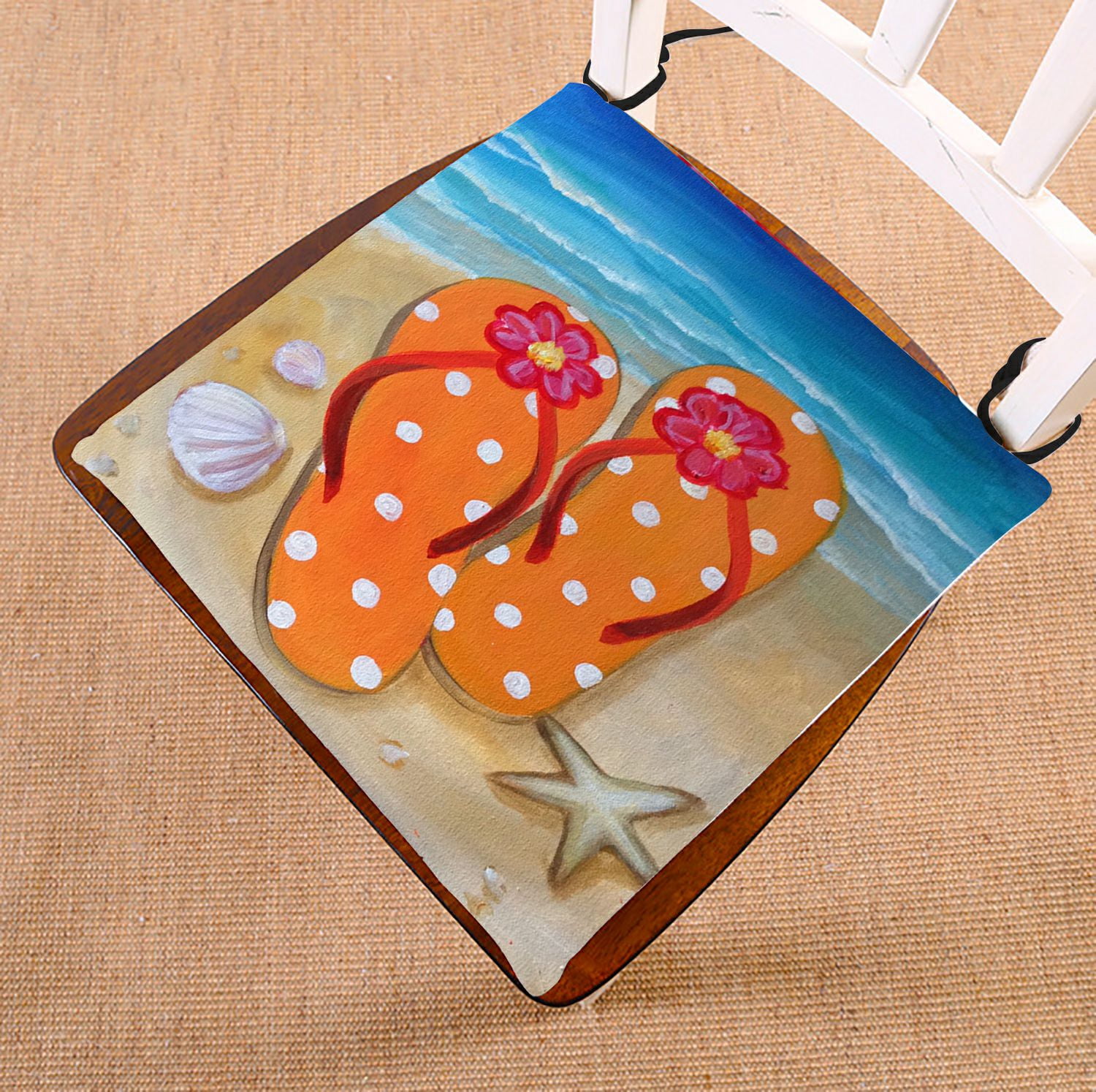 ZKGK Beach Flip Flops Seat Pad Seat Cushion Chair Cushion Floor Cushion ...