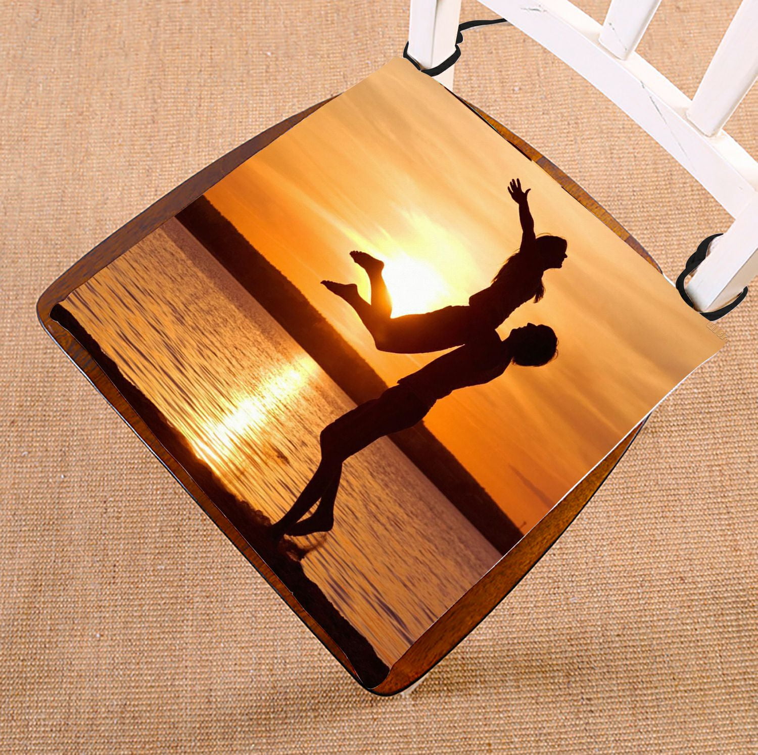 ZKGK Beautiful Sunset Seat Pad Seat Cushion Chair Cushion Floor Cushion ...