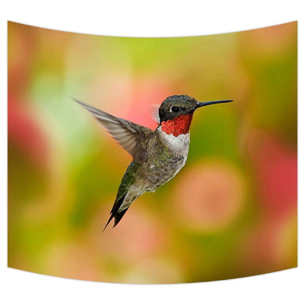 ZKGK Hummingbird Tapestry Wall Hanging Wall Decor Art for Living Room ...