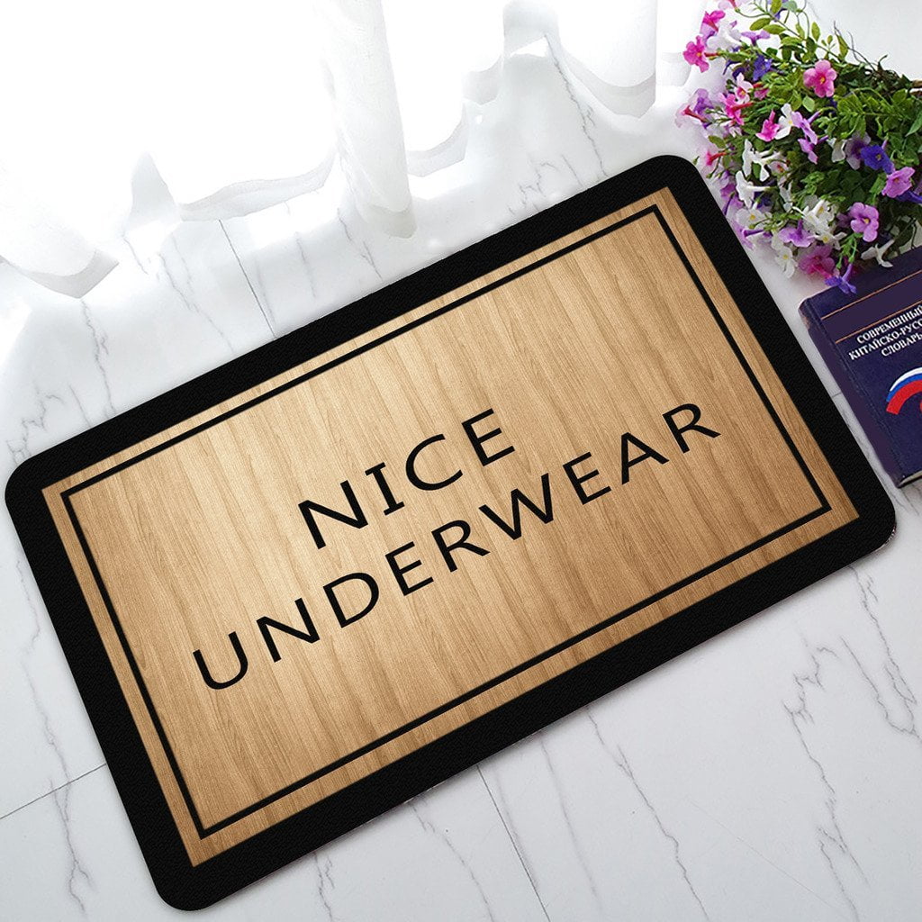 ZKGK Nice Underwear Non-Slip Doormat Indoor/Outdoor/Bathroom Doormat 30 ...