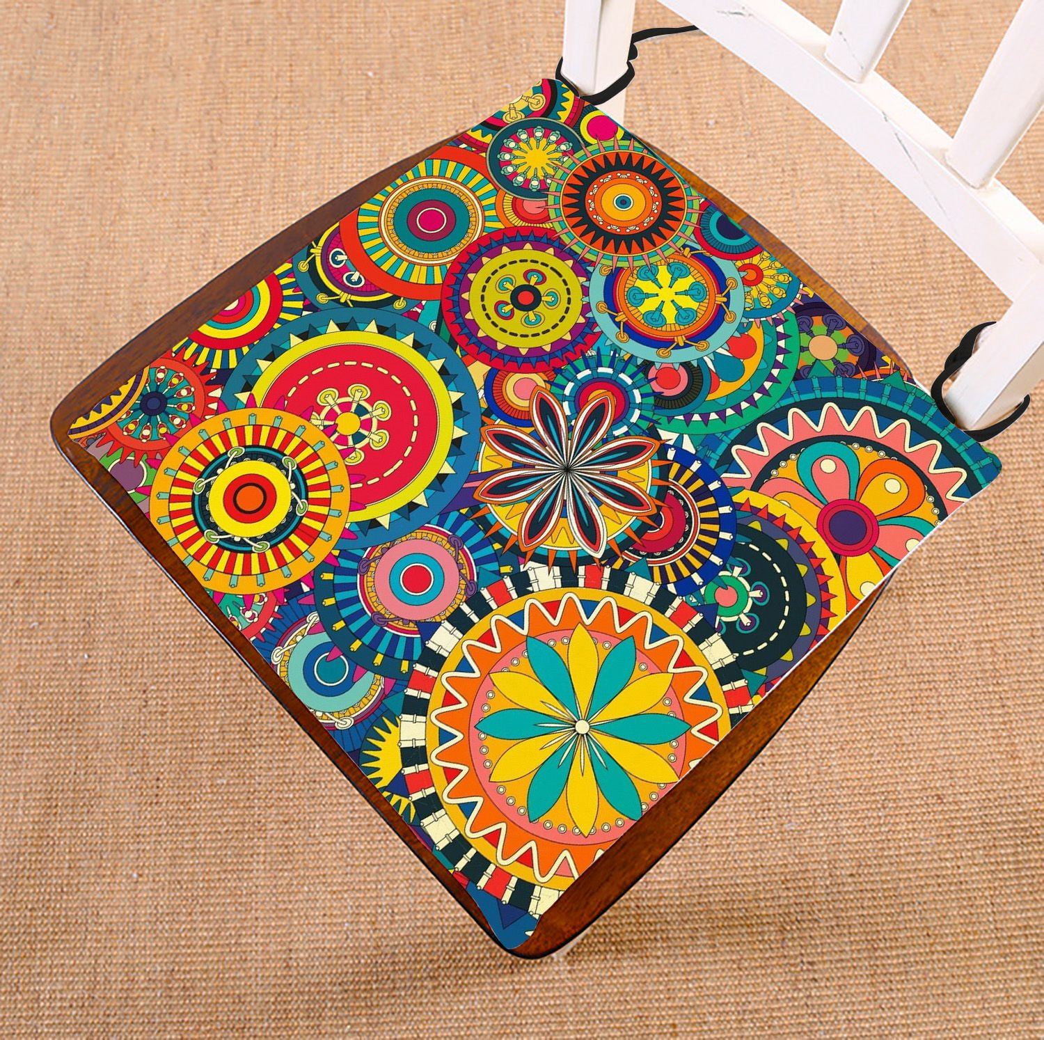 ZKGK Psychedelic Art Seat Pad Seat Cushion Chair Cushion Floor Cushion ...