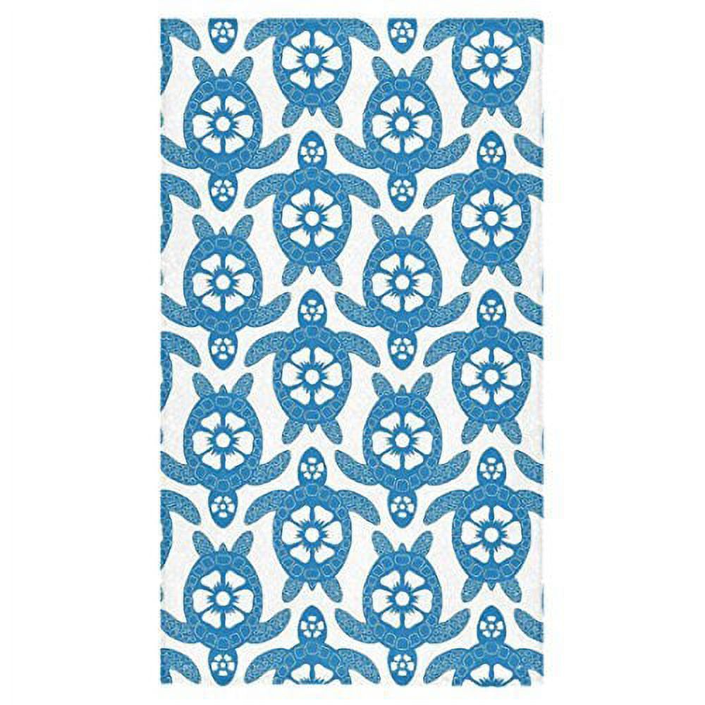 ZKGK Sea Turtle Hand Towel Bath Bathroom Shower Towels 16"x28"(One side ...