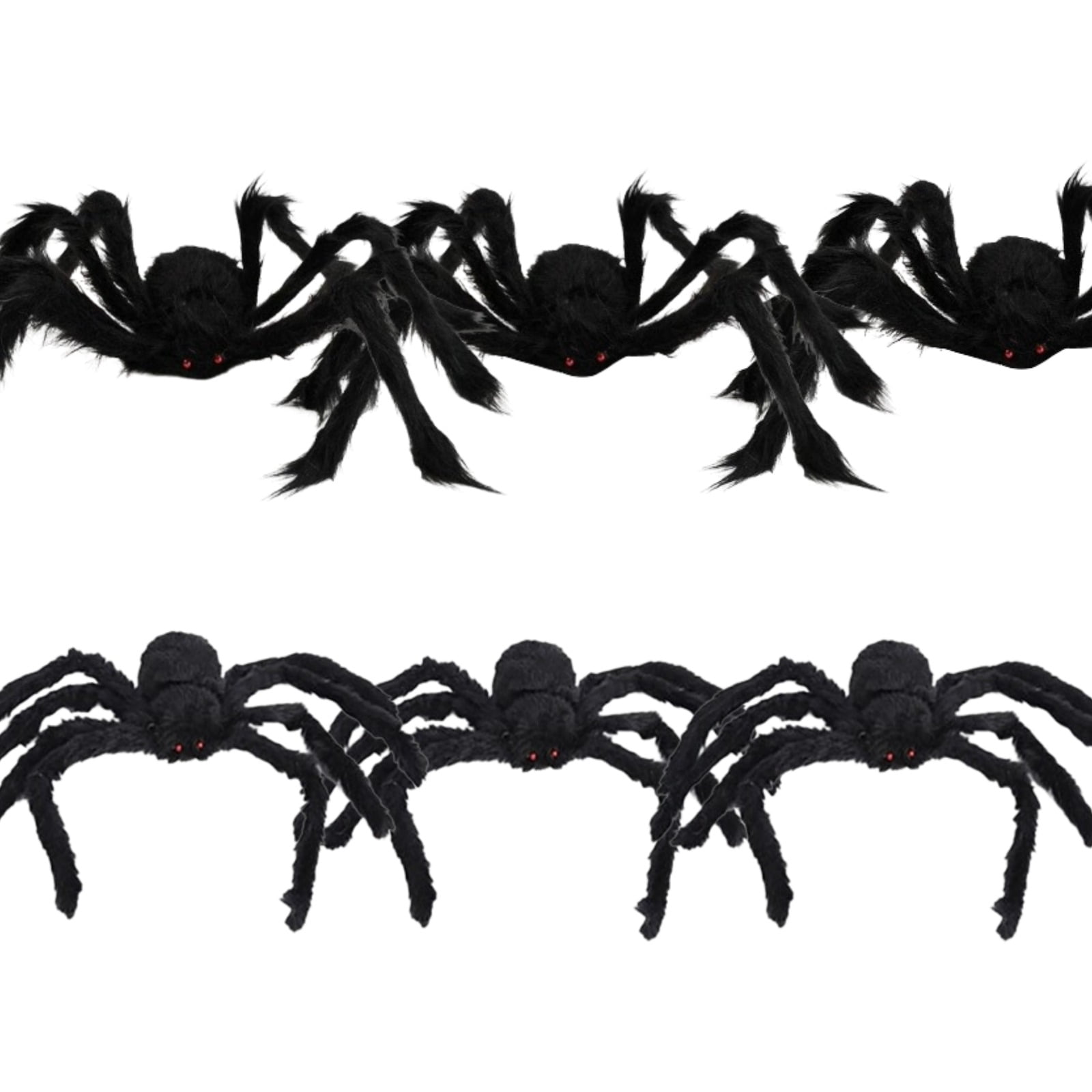 ZKIRBJV (6 PCS) Hairy Spiders Fake Spiders Plush Spiders Realistic ...