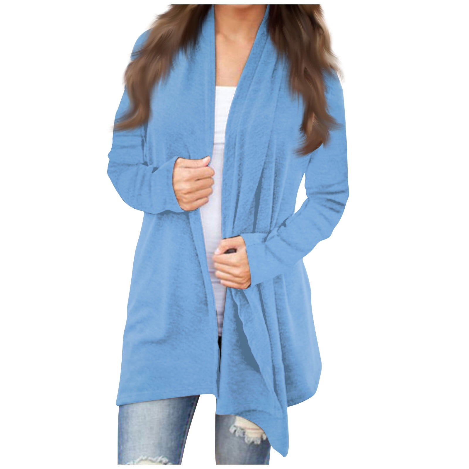 ZKIRBJV Women's Heavyweight Cardigan Sweaters Long Sleeve Women's ...
