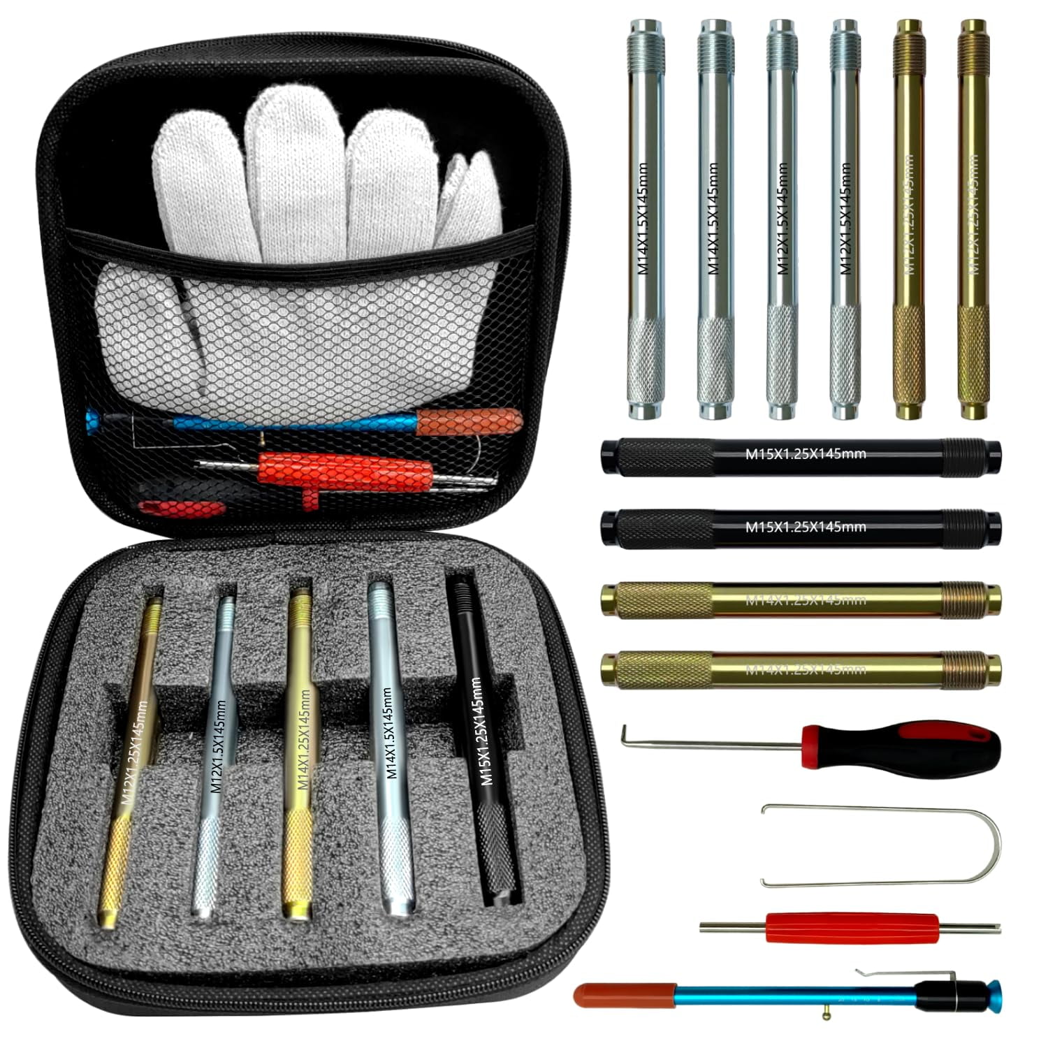 ZKTOOL Wheel Alignment Pin,Wheel Fixing BoltsBlack Wheel Hanger ...