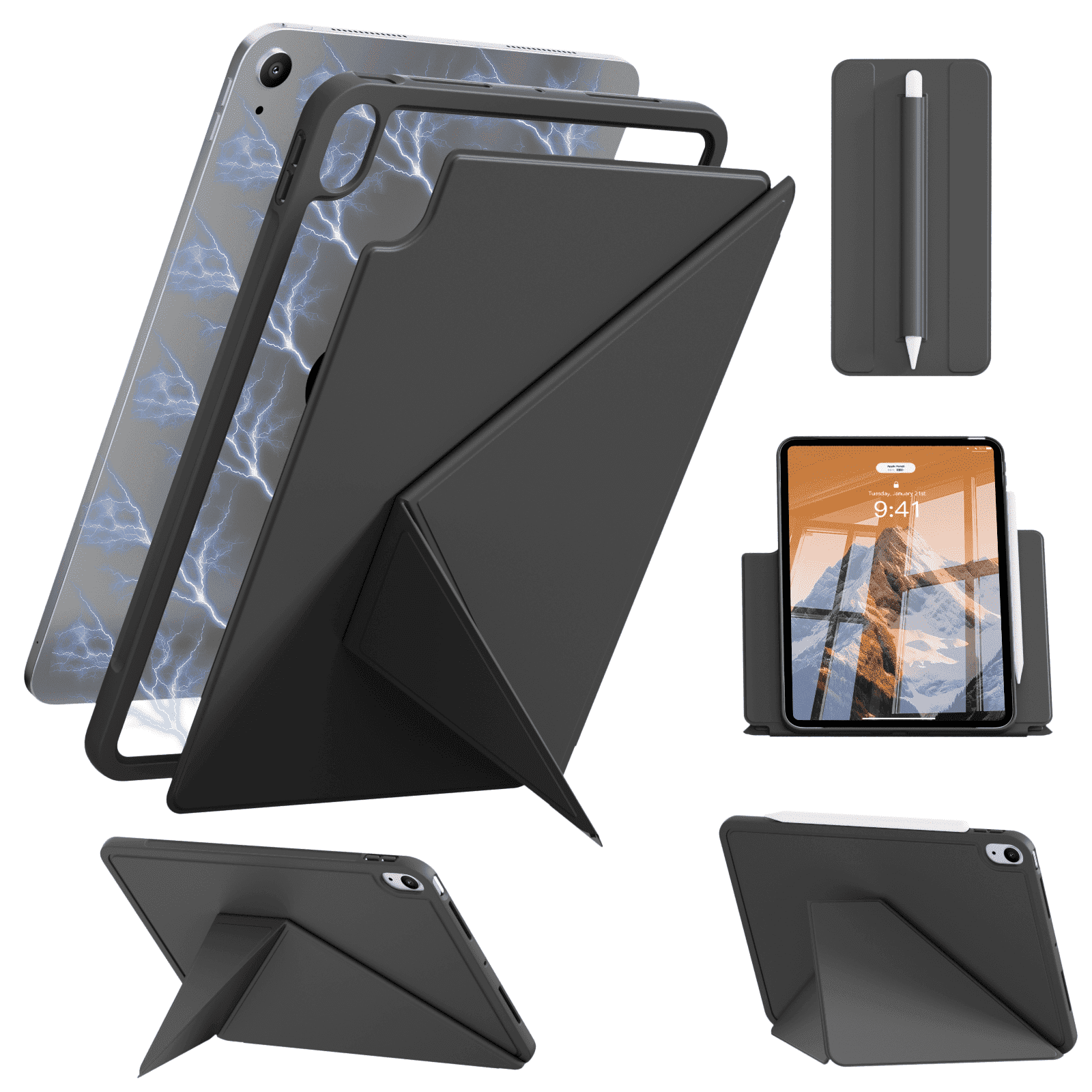 ZKTUYU Case for iPad (A16) 11th/10th Generation 2025/2022 with Pencil ...